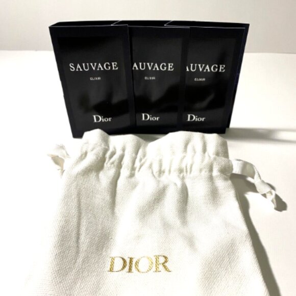 Dior | Grooming | Dior Sauvage Elixir 3 Piece Sample | Poshmark